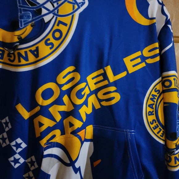 NFL OFFICALLY LICENSED | Other | La Rams Throwback Helmet Logo Allover ...